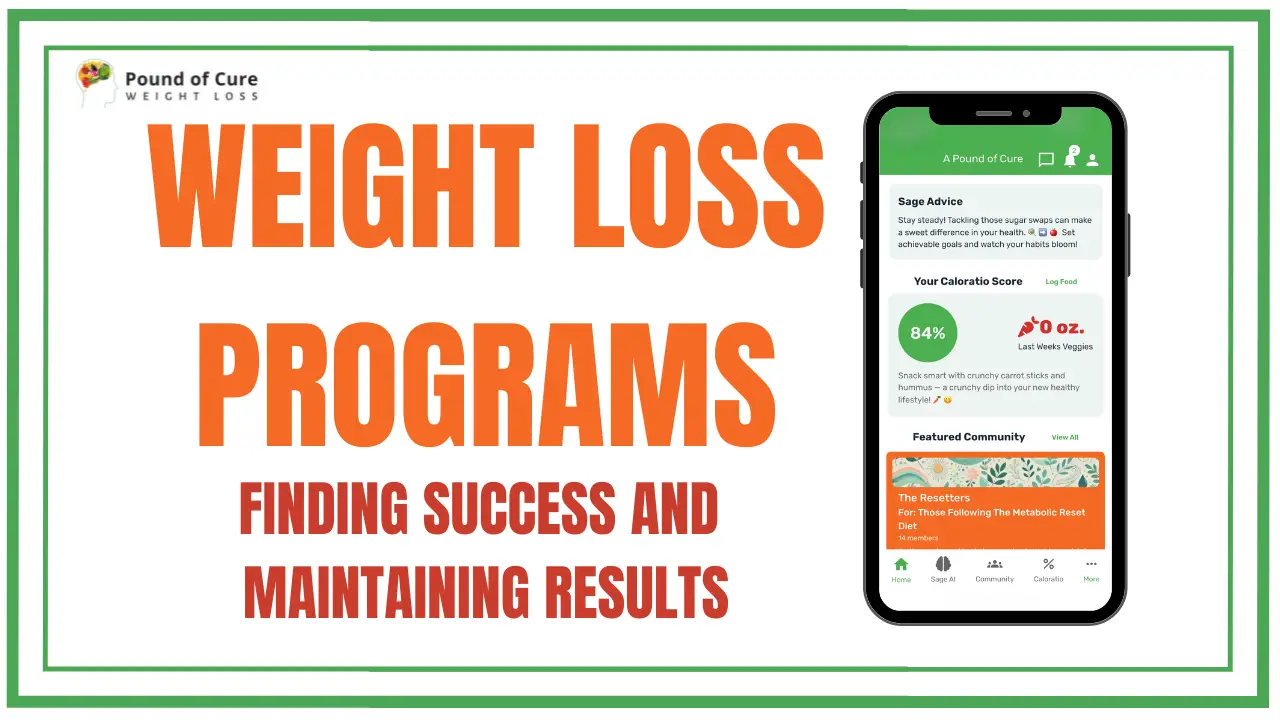 Weight Loss Programs: Finding Success and Maintaining Results - A Pound ...
